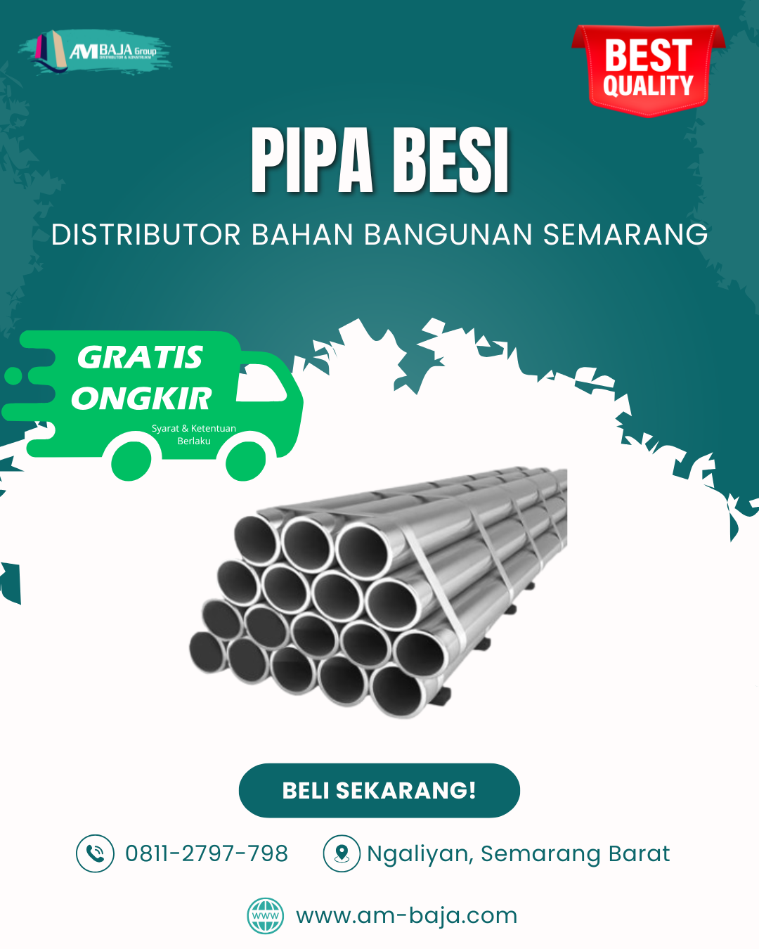 Ukuran pipa besi – Besi Baja Semarang